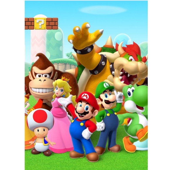 Art | Super Mario Diy 5d Full Round Drill Diamond Pai | Poshmark